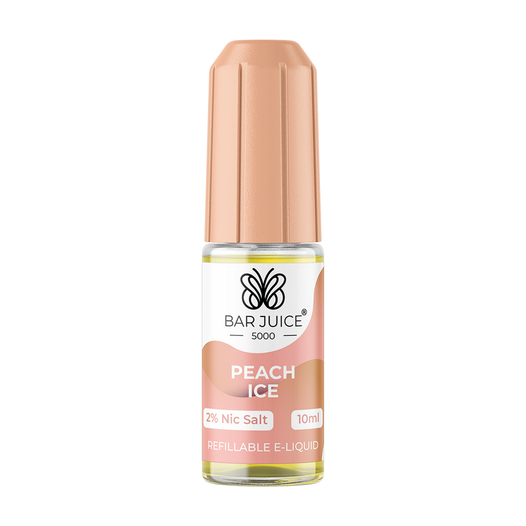 Peach Ice Nic Salt by Bar Juice 5000 | UK Vaping