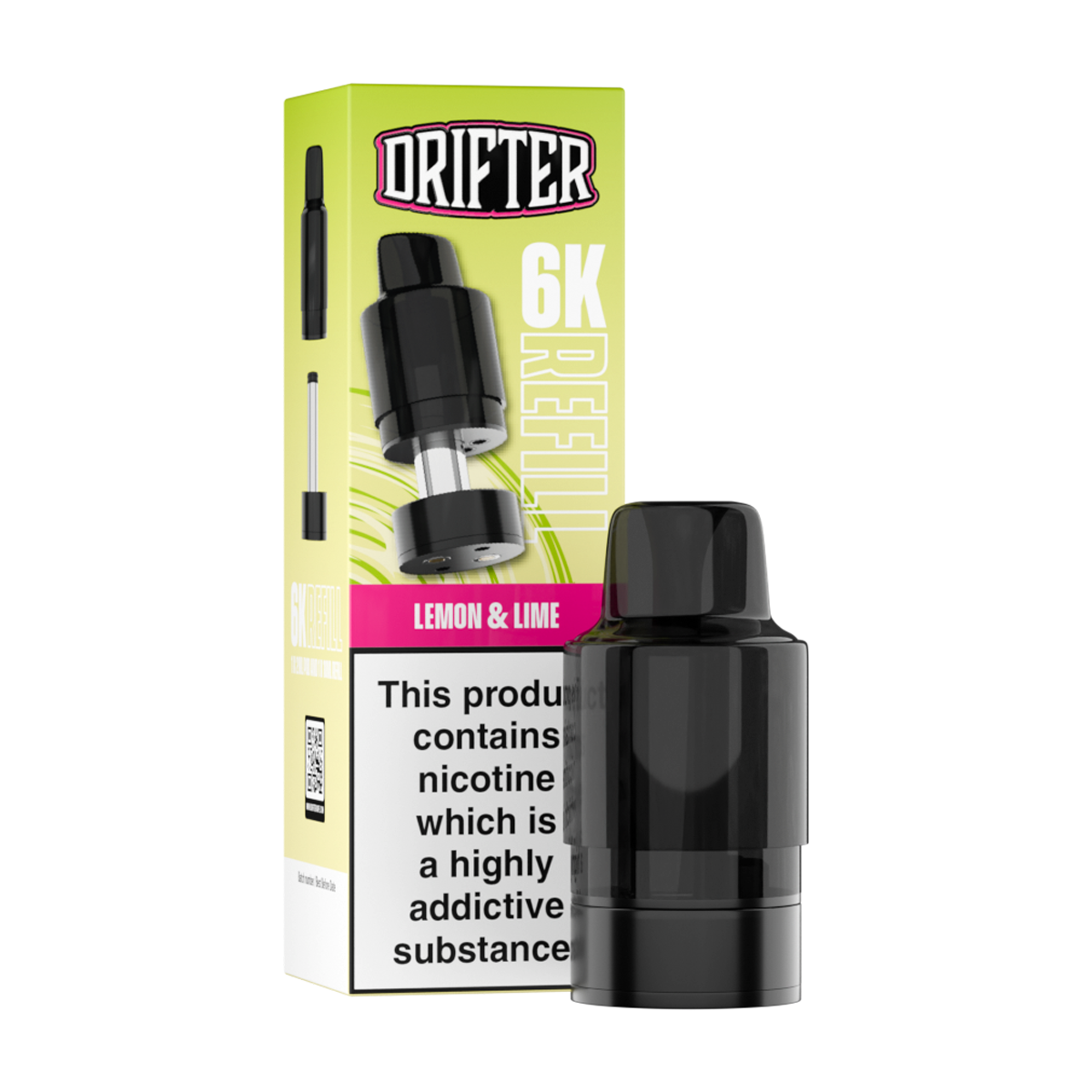 Lemon and Lime Drifter 6K Refill Pack | Prefilled Pods – Ecigwizard