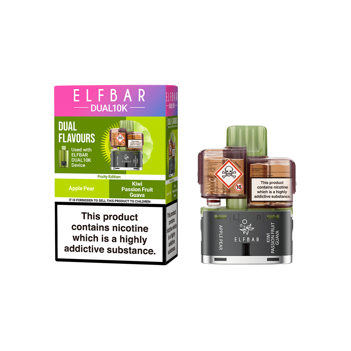 Fruity Edition Elfbar Dual 10k Refill Pack – Ecigwizard