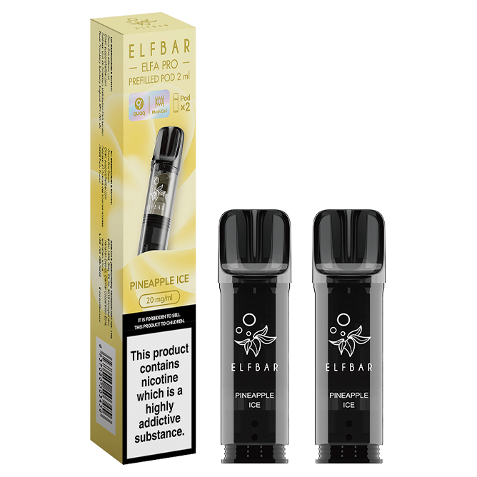 Pineapple Ice Elf Bar Elfa Pro Pods | Nic Salt Vape Pods