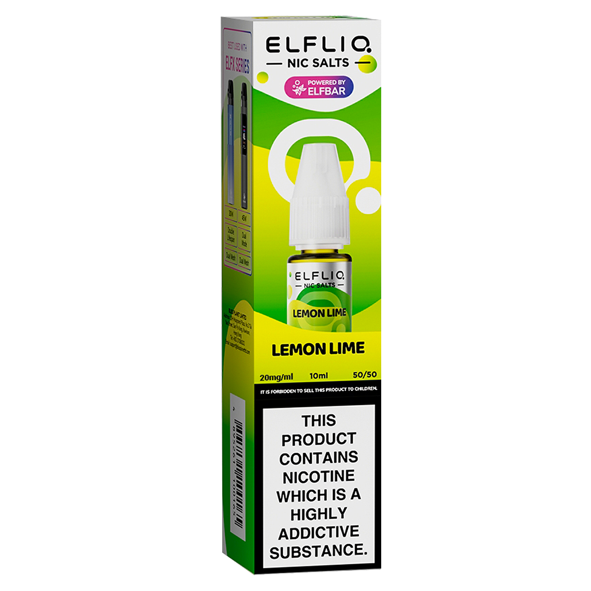 Lemon Lime Elfliq Nic Salt by Elf Bar 10ml | Vape Juice – Ecigwizard