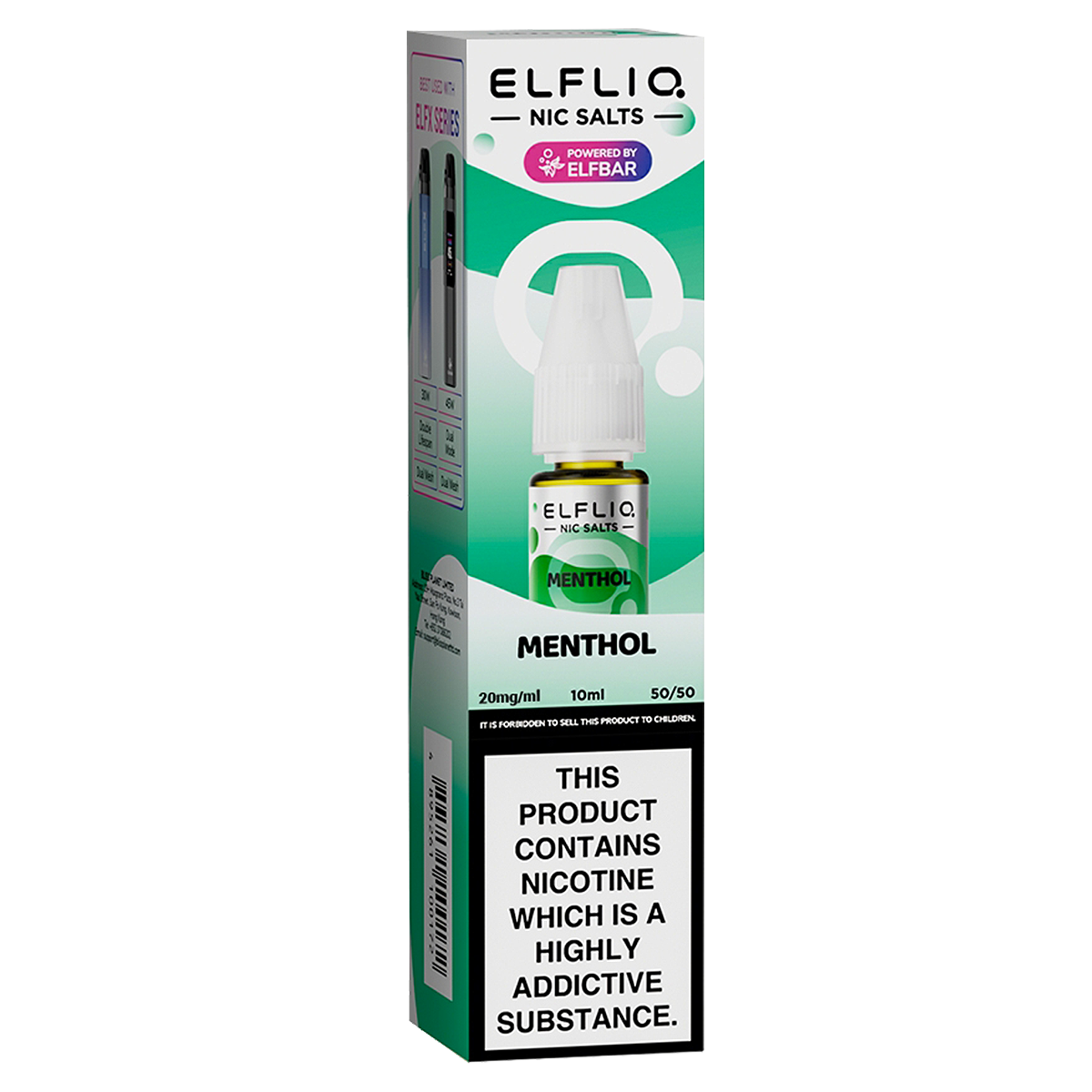 Menthol Elfliq Nic Salt by Elf Bar 10ml | Vape Juice – Ecigwizard