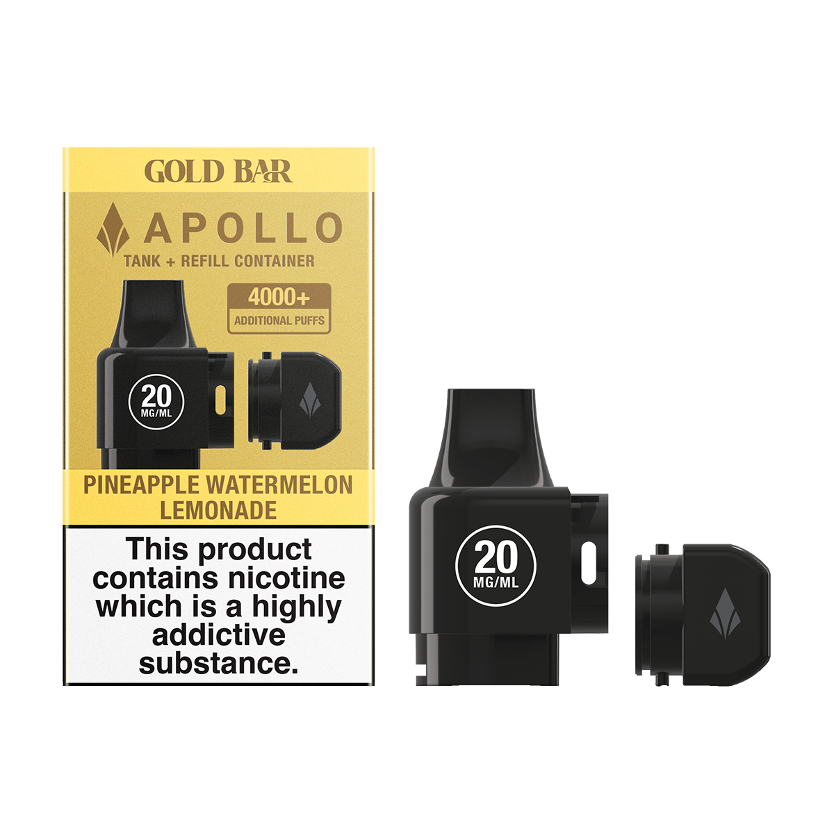Pineapple Watermelon Lemonade Gold Bar Apollo Tank & Refill – Ecigwizard