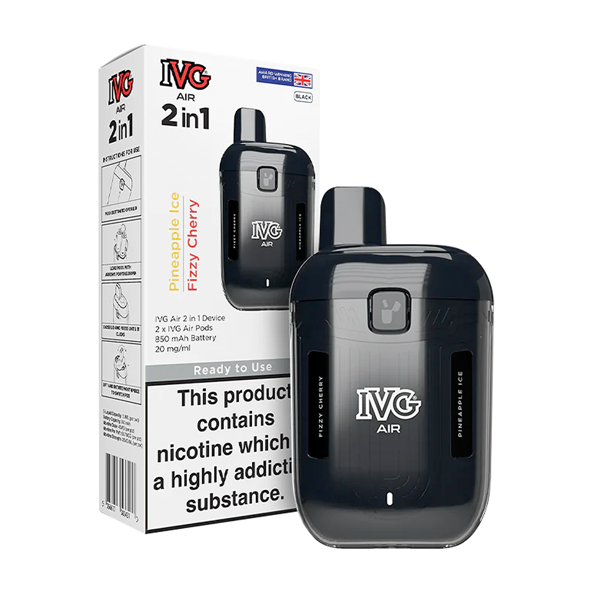 IVG Air 2 in 1 Vape Kit | 1200 Puffs – Ecigwizard