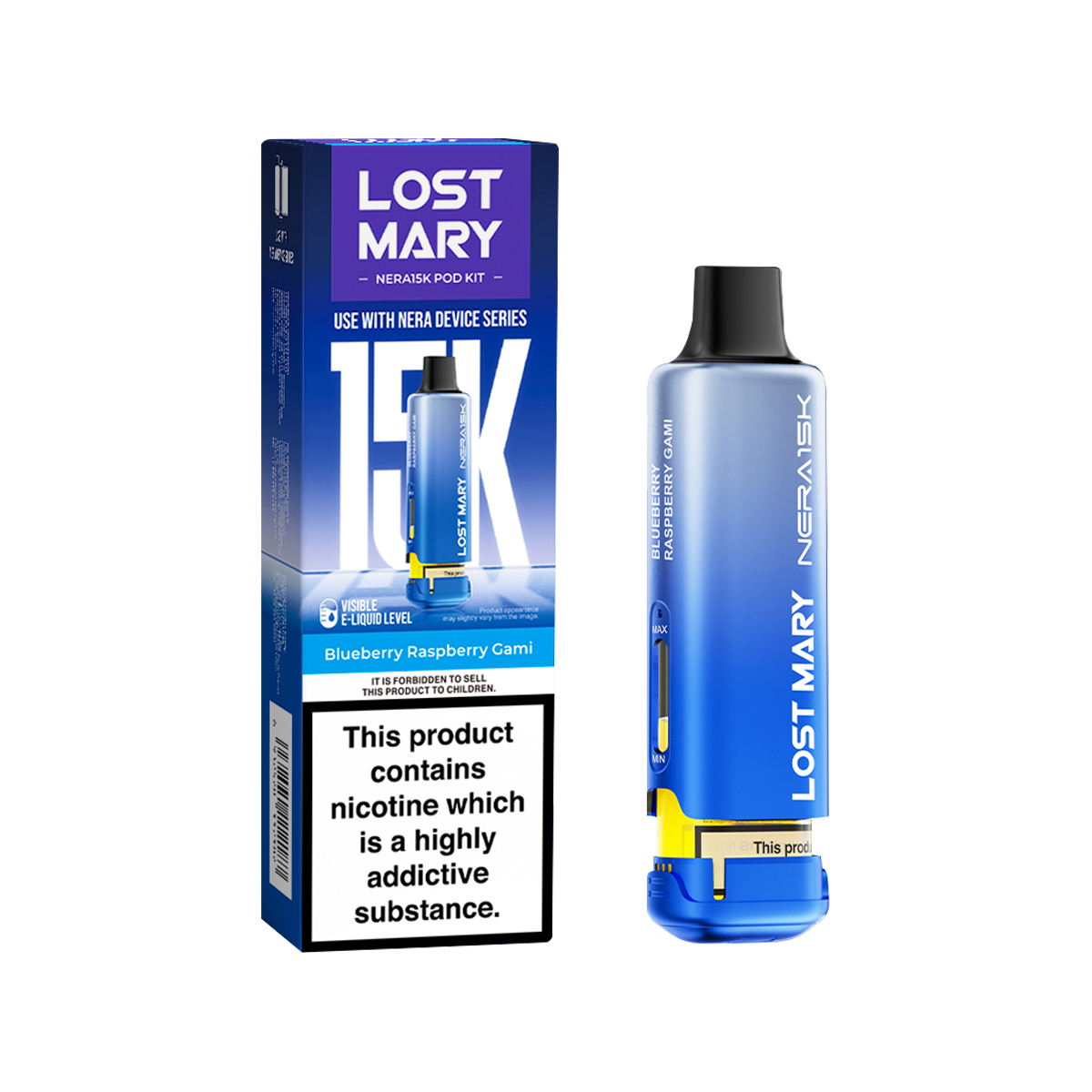 Blueberry Raspberry Gami Lost Mary NERA15K Refill Pack – Ecigwizard
