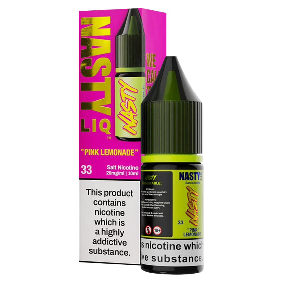 Pink Lemonade Nasty Liq Nic Salt | Deals From £2.49 – Ecigwizard