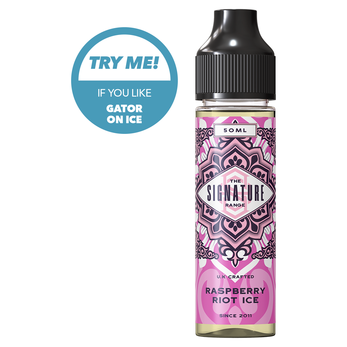 Raspberry Riot Ice by The Signature Range 50ml | Deals From £7.49 ...