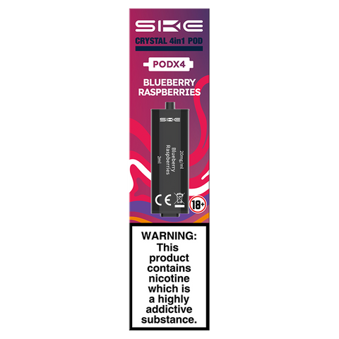 Blueberry Raspberries SKE Crystal 4in1 Pods | Vape Pods