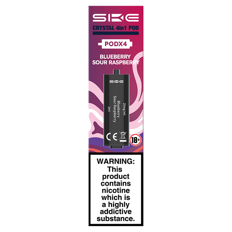 Blueberry Sour Raspberry SKE Crystal 4in1 Pods