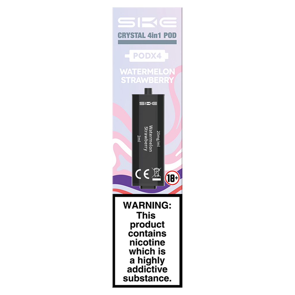 Watermelon Strawberry SKE Crystal 4in1 Pods | Vape Pods