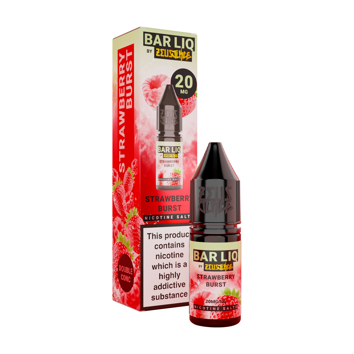 Strawberry Burst Zeus Juice Bar Liq Nic Salt E-Liquid – Ecigwizard