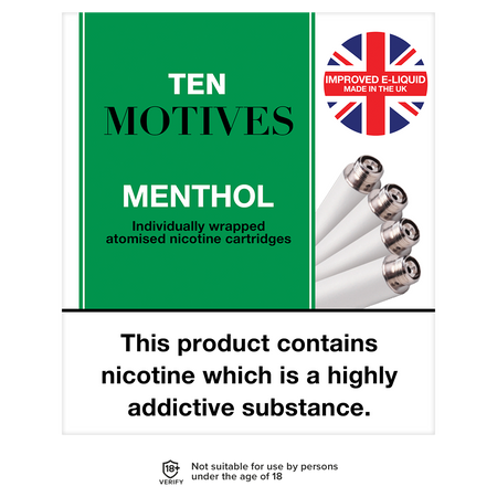 Menthol by 10 Motives Refills | Menthol E-Cig | Ecigwizard
