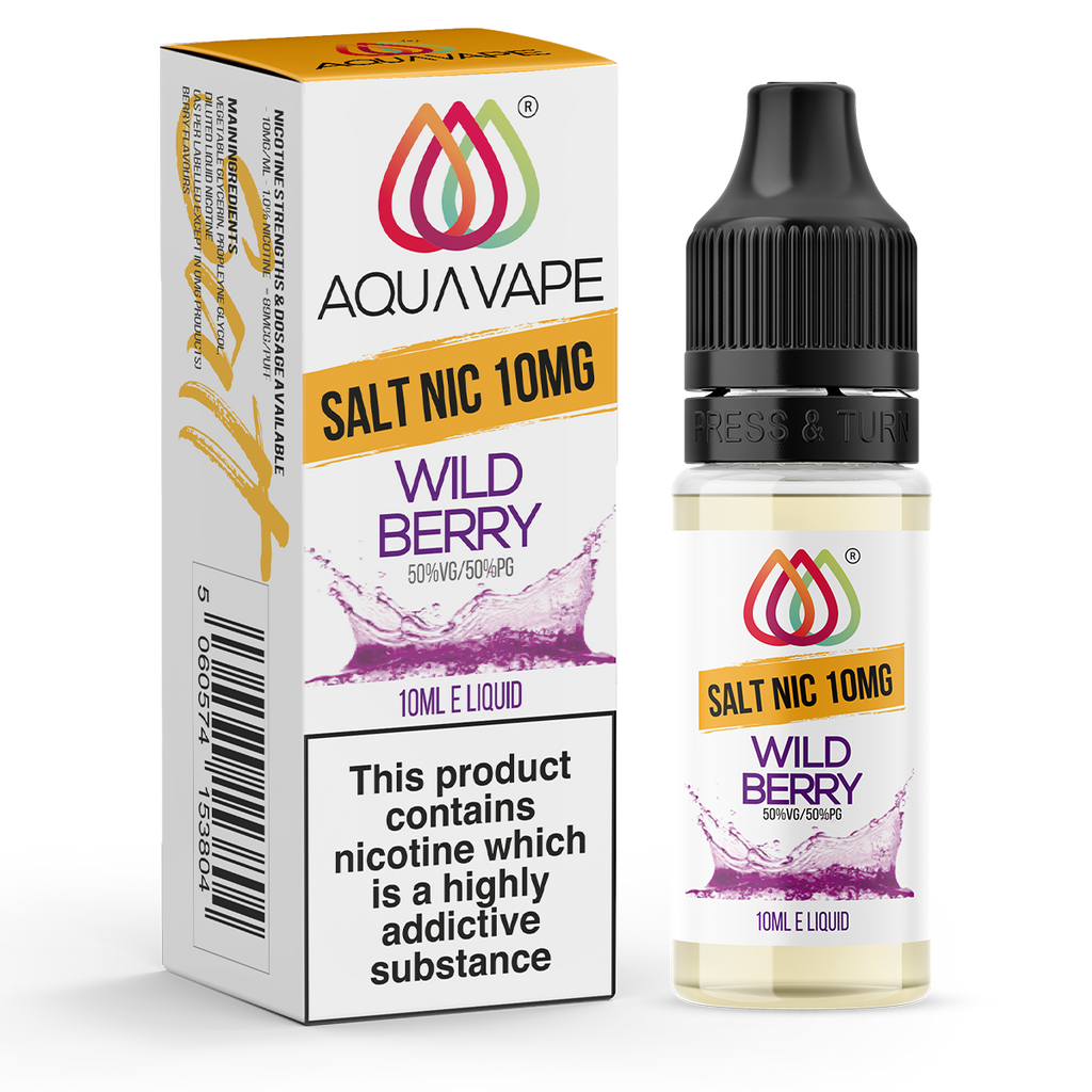 Wild Berry Nic Salt by Aquavape 10ml | 3 For £14 | Ecigwizard