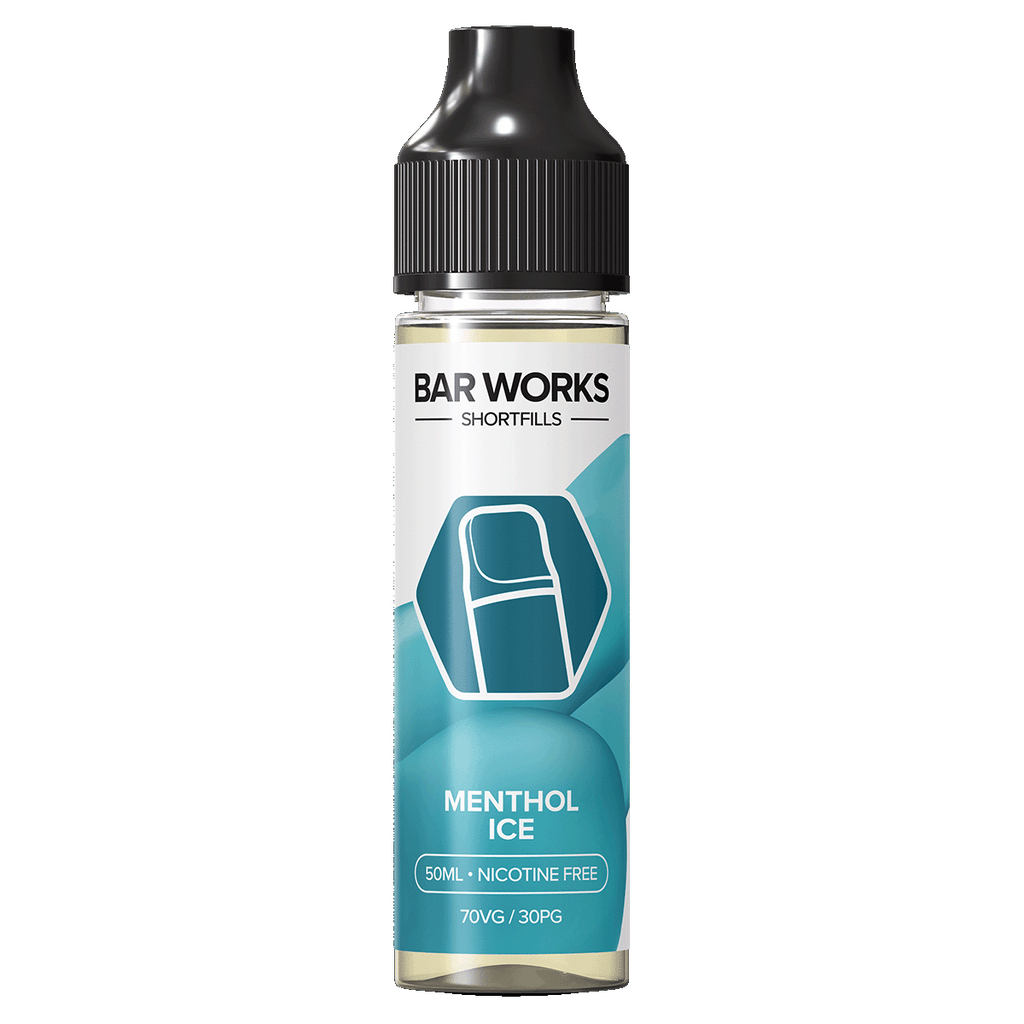 Menthol Ice Shortfill by Bar Works - 50ml | Ecigwizard
