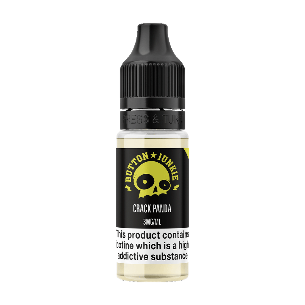 Button Junkie Crack Panda 10ml | 3 For £14 | Ecigwizard