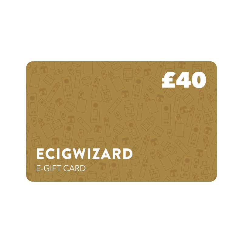 £40 E-Gift Card | Vape Vouchers and Gift Cards | Ecigwizard